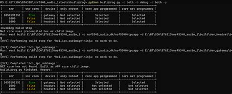 nrf5340 audio applications run error in ncs v2 7 0 nordic qanda