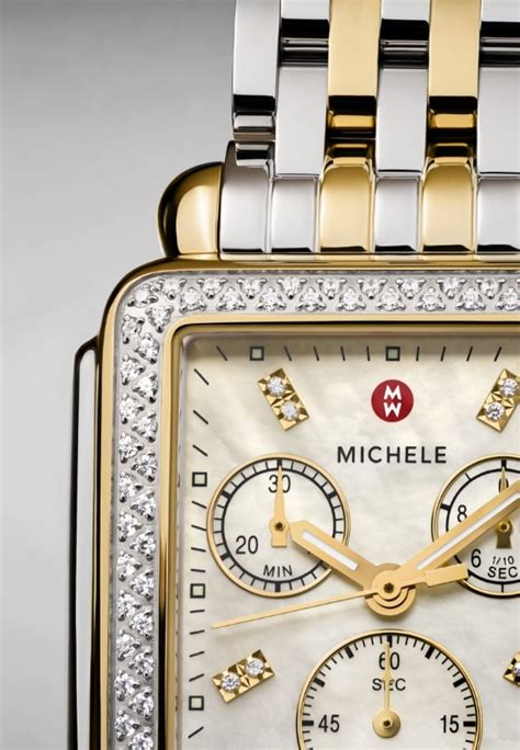 The Official Site For Michele Womens Diamond And Gold Luxury Watches