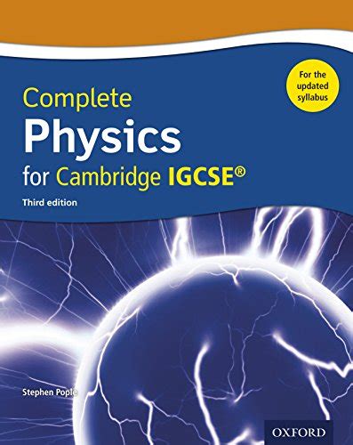 Buy Complete Physics For Cambridge IGCSE Updated Syllabus Complete Science Igcse 3rd Edition