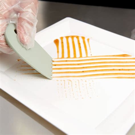 Mercer Culinary M35613 5mm Square Notch Silicone Wedge Plating Tool