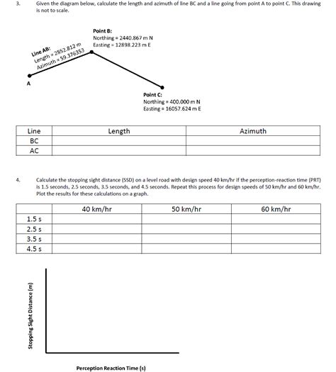 solved 3 given the diagram below calculate the length and