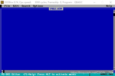 使用dosbox 0 74编写hello world的教程（全） dosbox 0 74 csdn博客