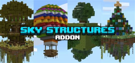 Sky Structures Minecraft Addon