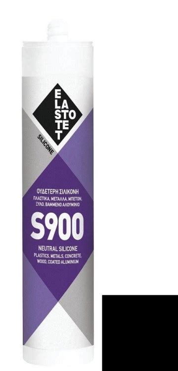 სილიკონი Elastotet S 900 შავი 280 მლ