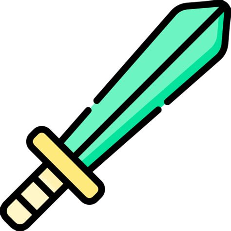 Sword Special Lineal Color Icon