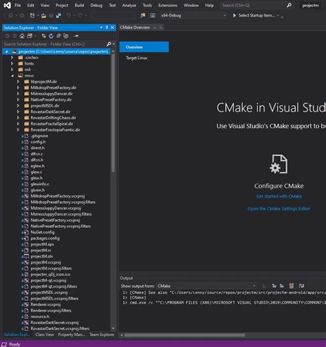 Windows Build Help Via MS Visual Studio Issue ProjectM Visualizer Frontend Uwp GitHub