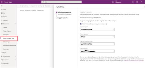 setting up synapse link to dynamics 365 arctic cloud developer
