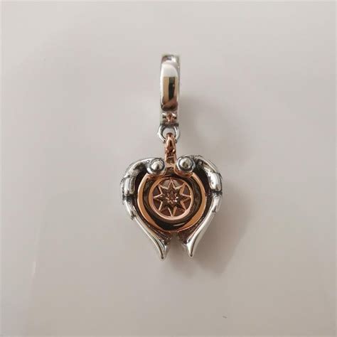 Sky Compass Angel Wings Pandora Rose Charm Pendant Etsy