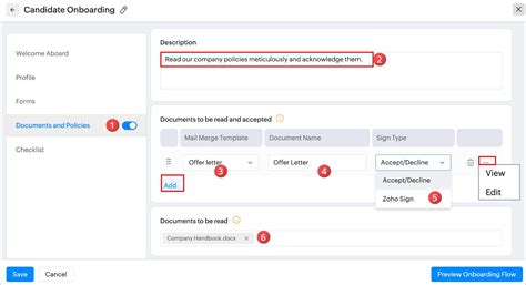 Candidate Onboarding Flow
