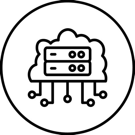 Cloud Hosting Vector Icon 37886472 Vector Art At Vecteezy