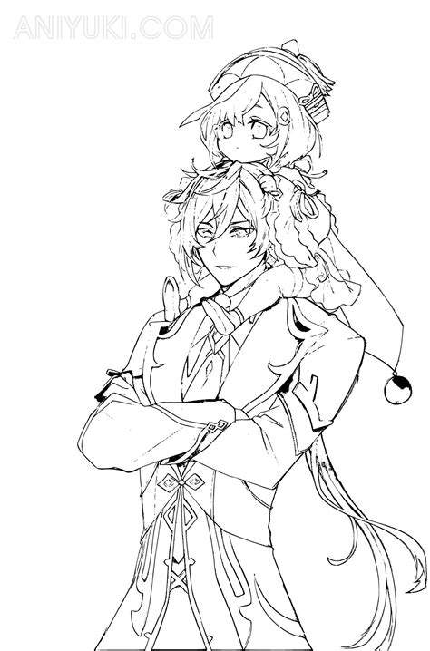 Coloriages Qiqi Aniyuki Anime Portal