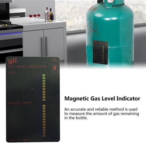 재사용 가능한 가스 탱크 레벨 표시기 마그네틱 가스 실린더 도구 프로판 Lpg 연료 게이지 병 온도 측정 주방 도구 주방 용품