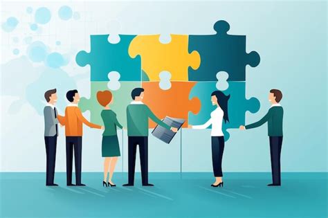 Premium Photo Teamwork For Innovation And Problemsolving