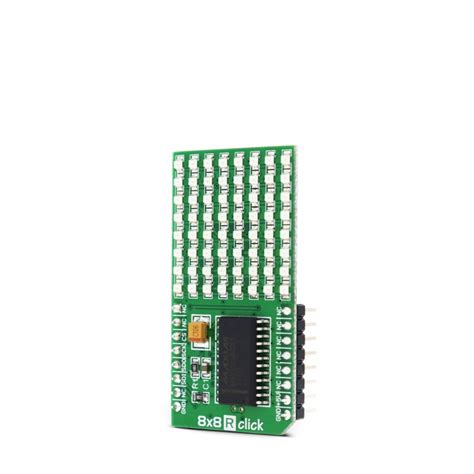8x8 R Click Serial 8x8 Led Matrix Display Red