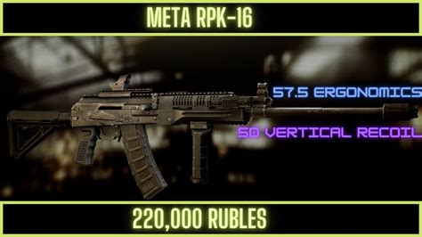 Meta Rpk 16 Escape From Tarkov Tutorial 129 Youtube