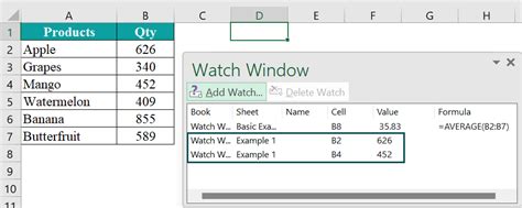 Watch Window In Excel What Is It Examples How To Use