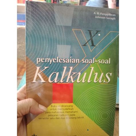 Jual Penyelesaian Soal Soal Kalkulus Shopee Indonesia