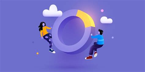 Premium Vector People Interacting With Charts And Analysing Statistics