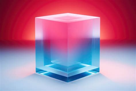 Premium Photo Minimal Cube Design