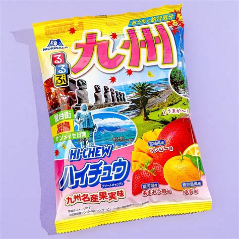 Hi Chew X Rurubu Chewy Candy Bag Kyushu Assorted Fruits Japan Candy