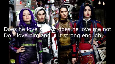 Descendants 3 One Kiss Lyrics Youtube