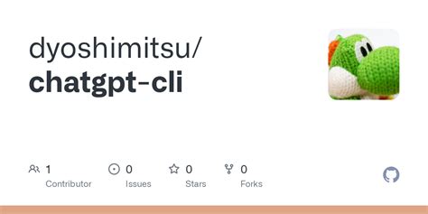 github dyoshimitsu chatgpt cli