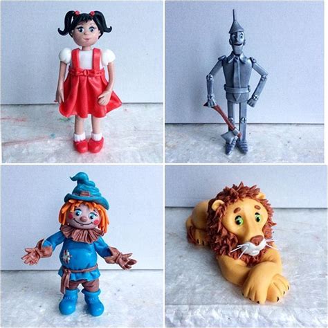 Заготовочки на торт. Элли, Страшила, Железный дровосек, Лев 🦁 # ...