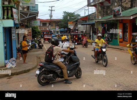 Tuk Tuks And Motorcycles Congest The Small Roads Of Coron Palawan