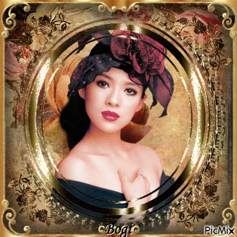 Portrait Of A Beautiful Asian Woman Free Animated  Picmix