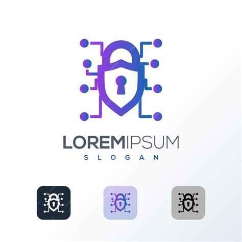 Premium Vector Digital Cyber Security Logo Design With Shield Vector Template Data Protection Icon