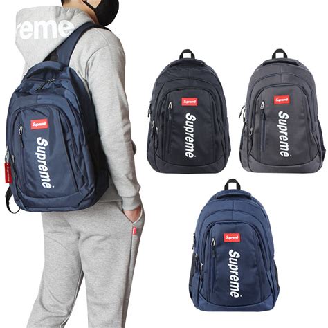 바운스플래쉬 슈프림 Supreme 가방 남녀공용 캐주얼 학생 백팩 여행용 배낭 Sp3645 에누리 가격비교