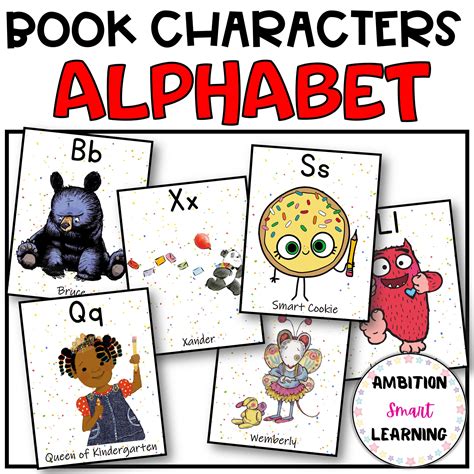 Book Characters Printable Alphabet Letter Posters Made By Teachers