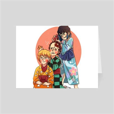 Zenko Sumiko And Inoko A Card Pack By Gemma Jara Anguita Inprnt