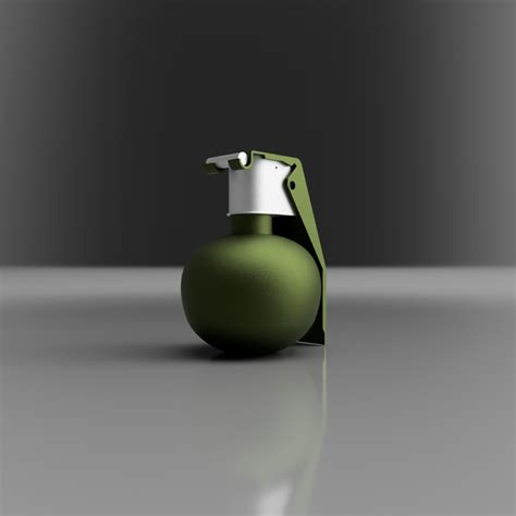 🔫 Replica American M67 Fragmentation Grenade 1 1 Scale Inert Model ・ 3d File For 3d Printing・cults