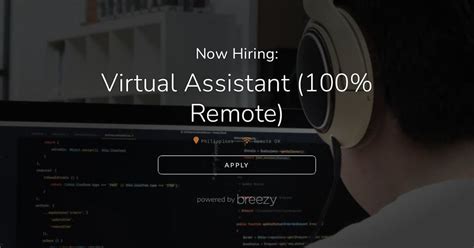 Virtual Assistant 100 Remote At Plan Left