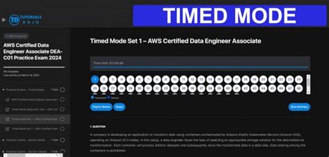 Aws Certified Data Engineer Associate Practice Exam 2025 Tutorials Dojo
