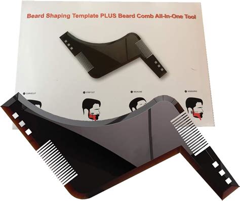 Beard Shaping Tool Template Beard Shaper Tool For Line Up And Edging