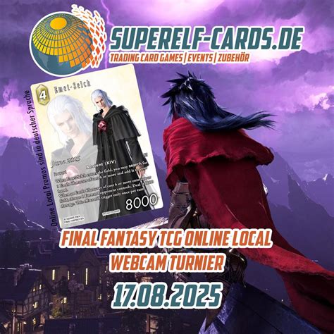 Final Fantasy Tcg Online Local 17082025 Superelf Cards