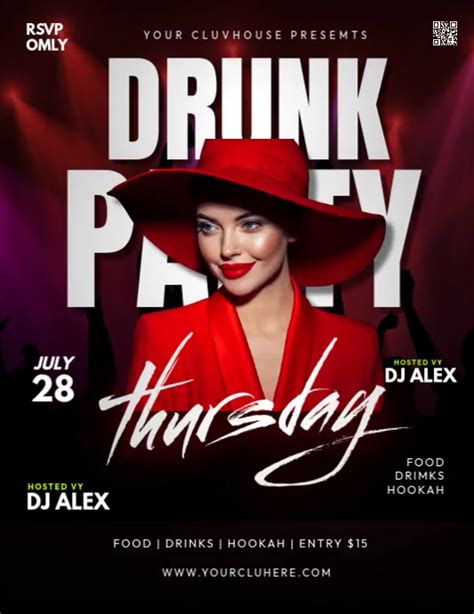 Drumk Party Template Postermywall