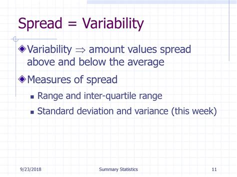 Summary Statistics 9 23 2018 Summary Statistics Ppt Download