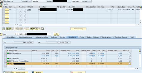Solved Assign Gl Account New Price Condition In Purchase Sap
