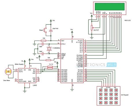 Password Based Door Lock System Using 8051 Microcontroller