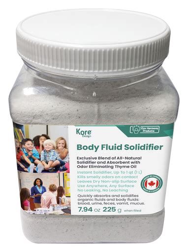 Kore Body Fluid Solidifier 1l Lightweight Jug