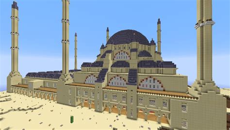 Sabanci Merkez Mosque I Built In Survival Mode Minecraft