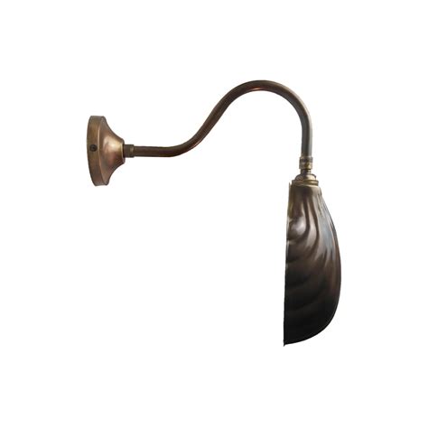 Brass Scallop Wall Light E2 Contract Lighting