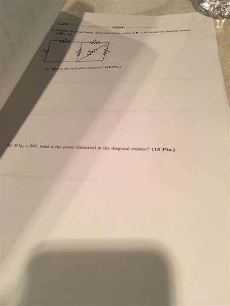 Solved Consider The Circuit Below Each Resistor Has A Value Chegg Com