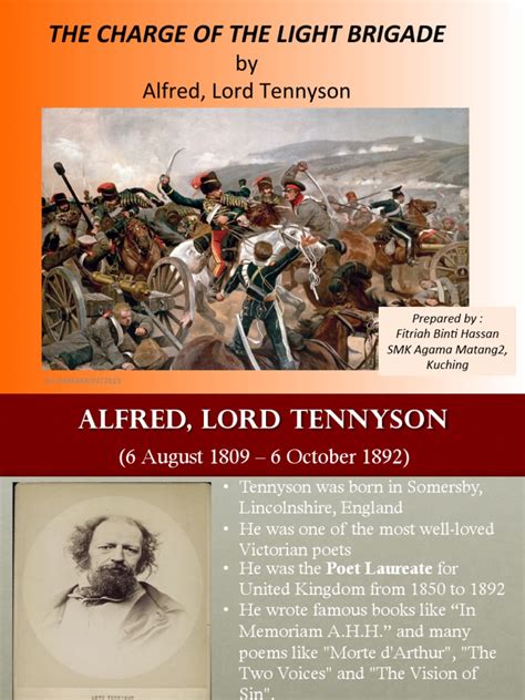 The Charge Of The Light Brigade By Alfred Lord Tennyson Pdf Pdf