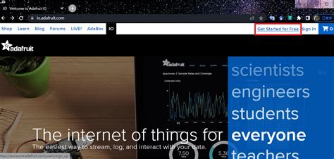 翻轉學習 物聯網雲端平台 Adafruitio 應用1 帳號申請與新增 Feed