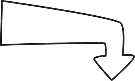 Premium Vector Turn Arrow Outline