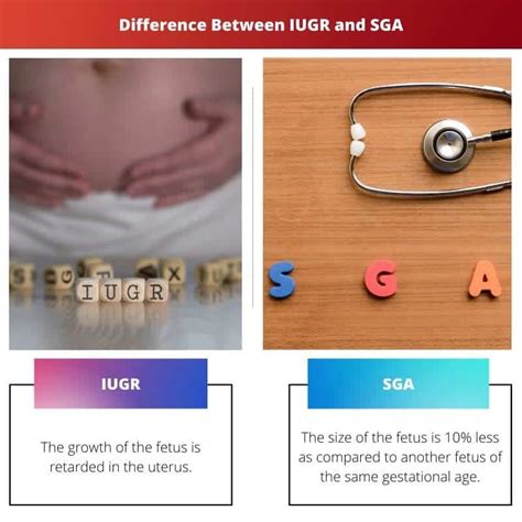 Iugr Vs Sga Difference And Comparison